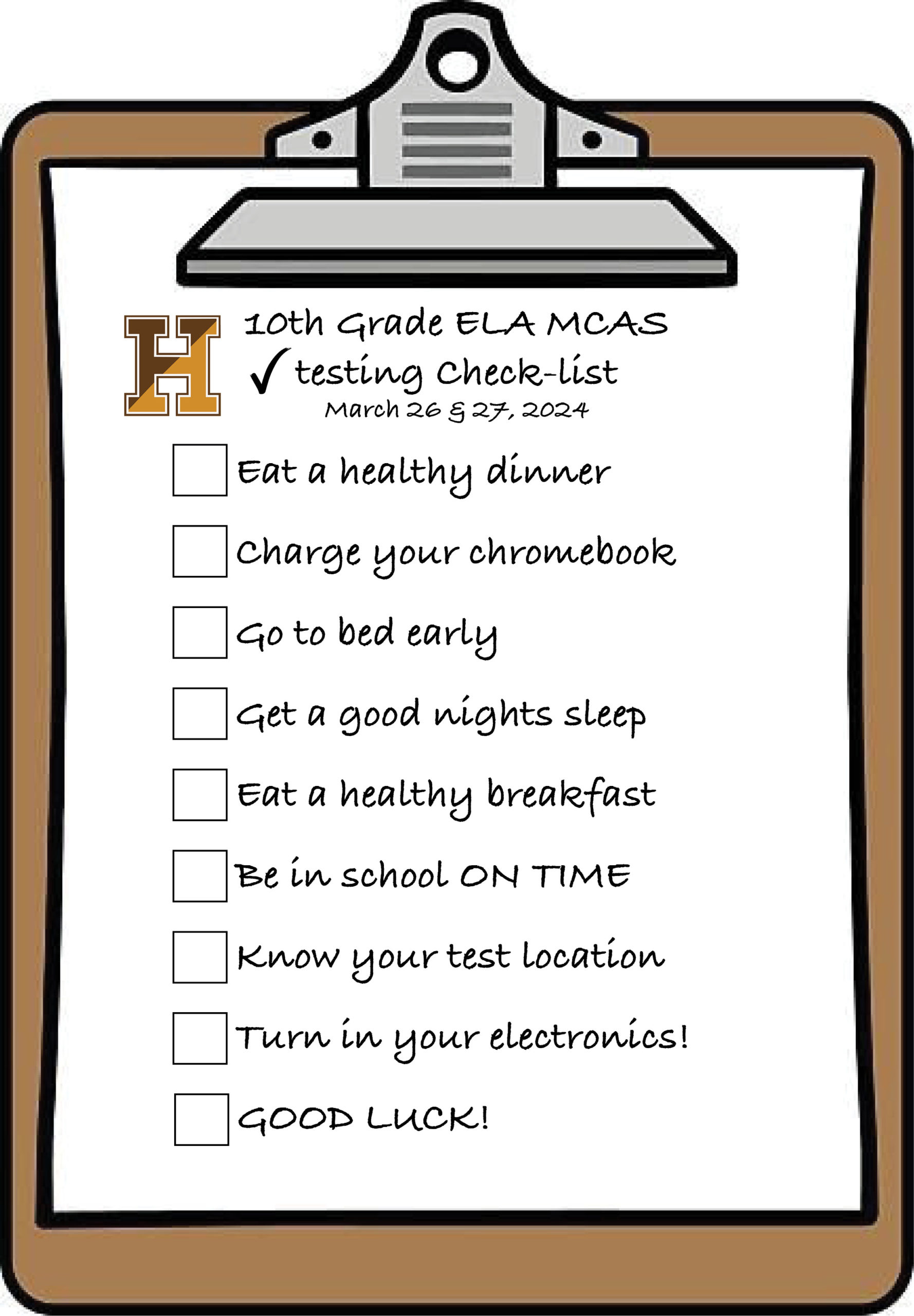 HHS Newsletter March 25-April 5, 2024 - Haverhill High School