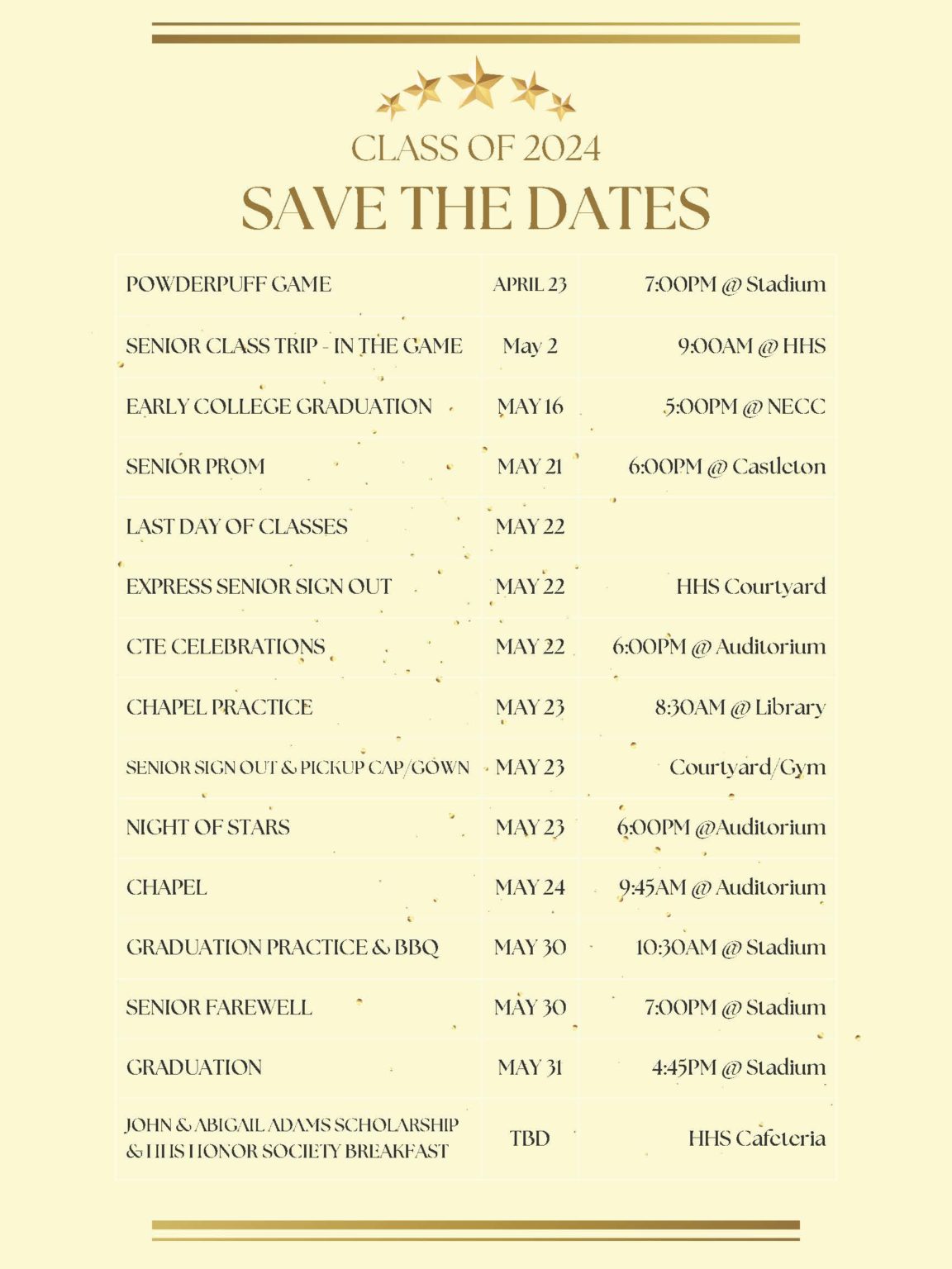 Events for September 2025 – Haverhill High School